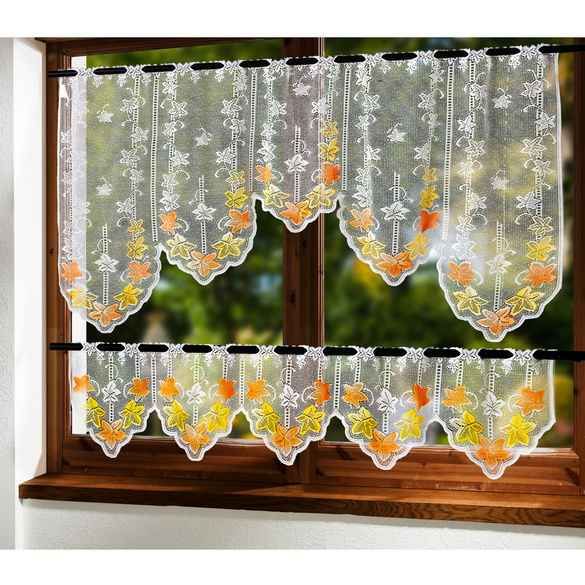 Gardinen-Set "Herbstlaub", 2-tlg. | 3PAGEN