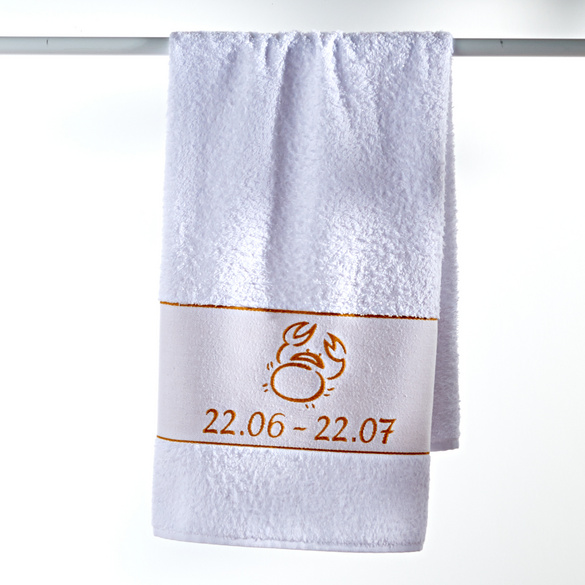 Handtuch "Krebs" weiß Casa Bonita | 3PAGEN