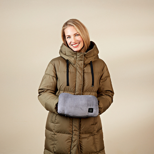 Handwärmer elektrischer Muff mit Teddyfleece | 3PAGEN