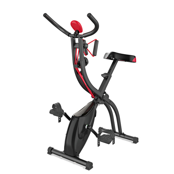 Heimtrainer Fitness-Bike mit Expanderbändern, VITALmaxx | 3PAGEN