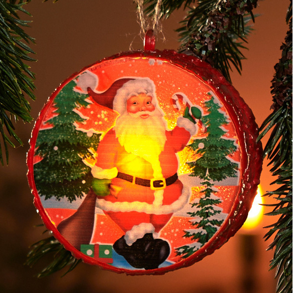 LED-Weihnachtskugel "Santa" Eldo | 3PAGEN