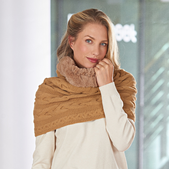 Loopschal 3-in-1 beige | 3PAGEN