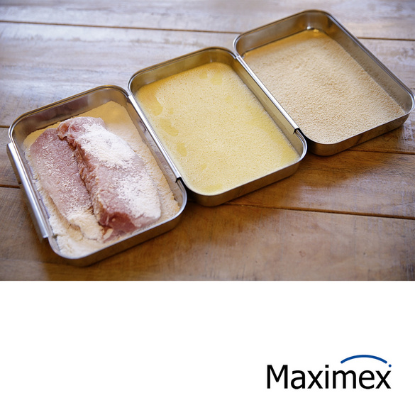 Maximex Panier-Set- Edelstahl 3-teilig, rostfrei | 3PAGEN