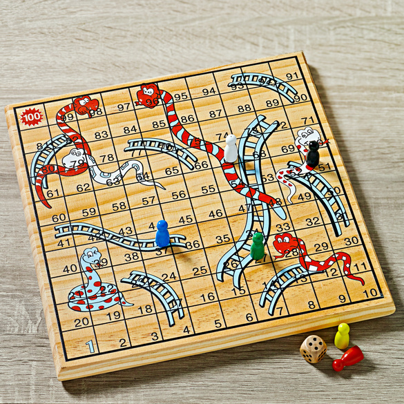 Schlangen und Leiter Spiel | 3PAGEN