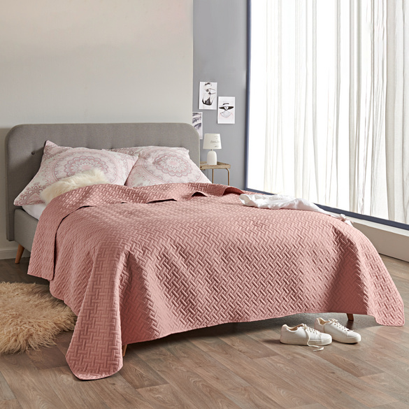 Tagesdecke, rosa, 220 x 240 cm | 3PAGEN