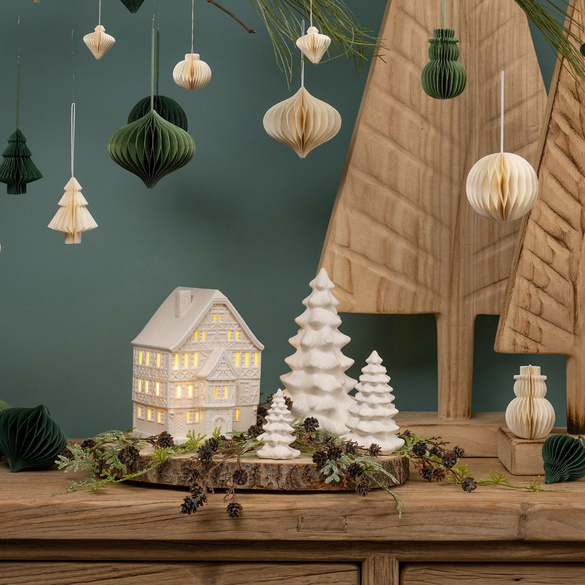 Windlicht Lichthaus Bad Wimpfen aus Porzellan | 3PAGEN